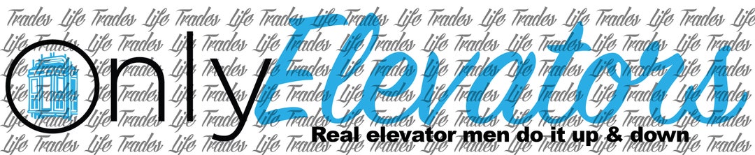 Only Elevators - Hard Hat Sticker Fans - Etsy