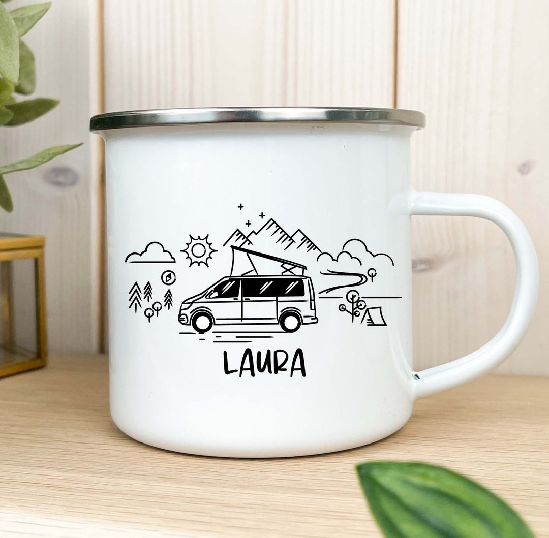 Camping Becher personalisiert, Geschenk für Camper, Geschenke für ...