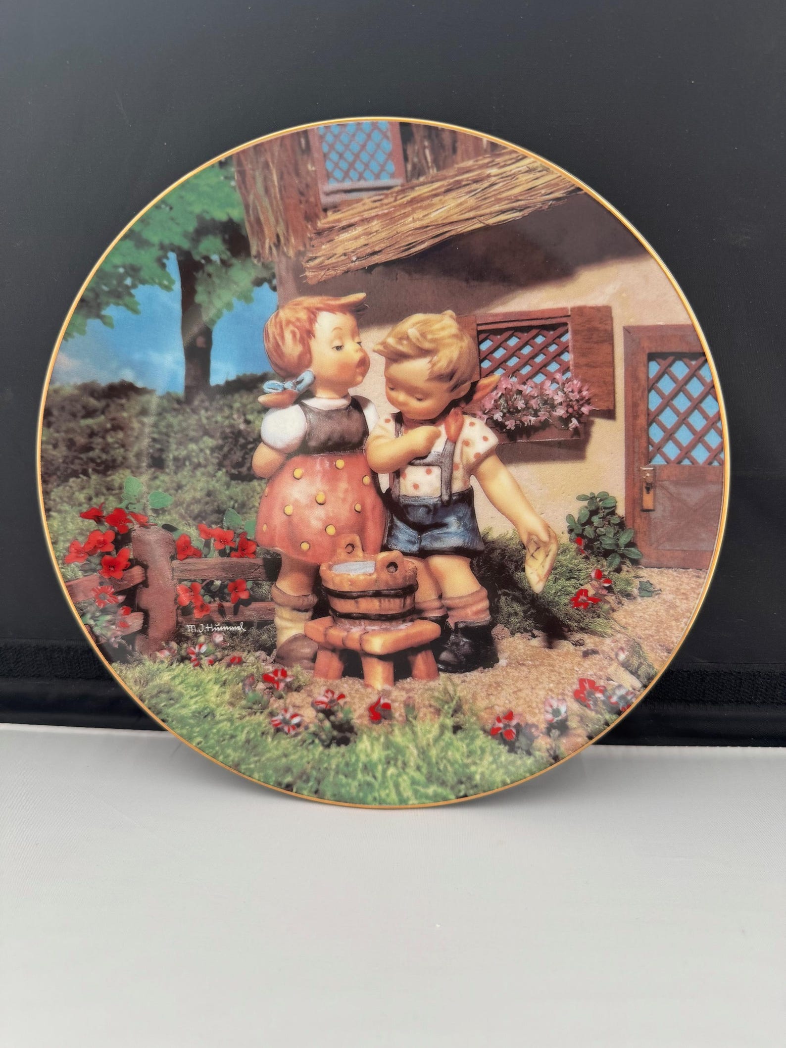 Vintage M.J. Hummel 'squeaky Clean' Plate - Little Companions ...
