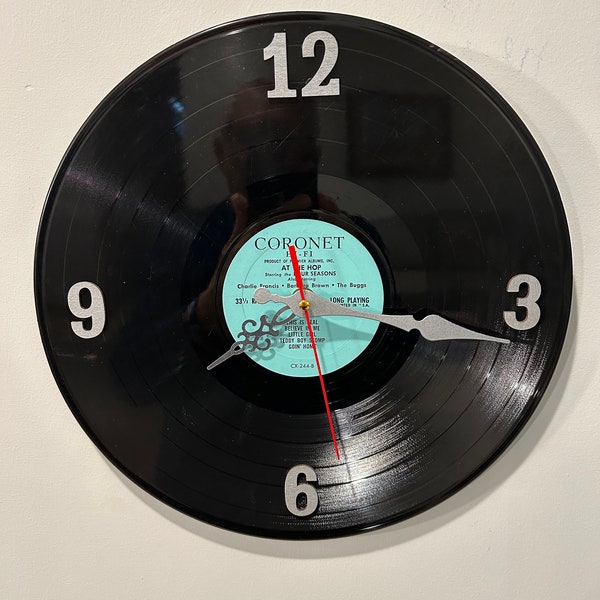 Record Wall Clock - Etsy