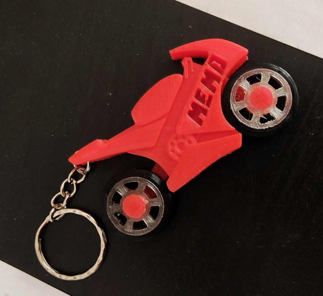 3D Printer Playable Biker Keyring - Etsy