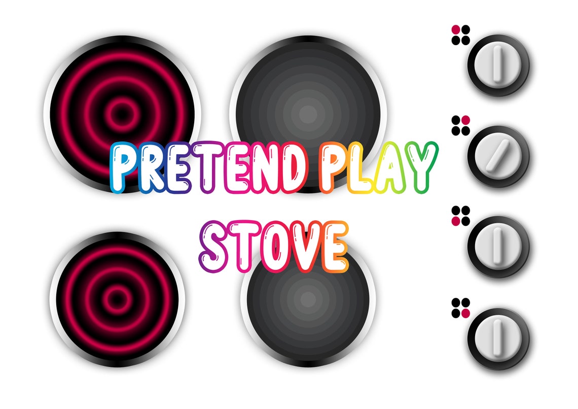 Printable Stove Role Pretend Dramatic Play Printable Digital | Etsy