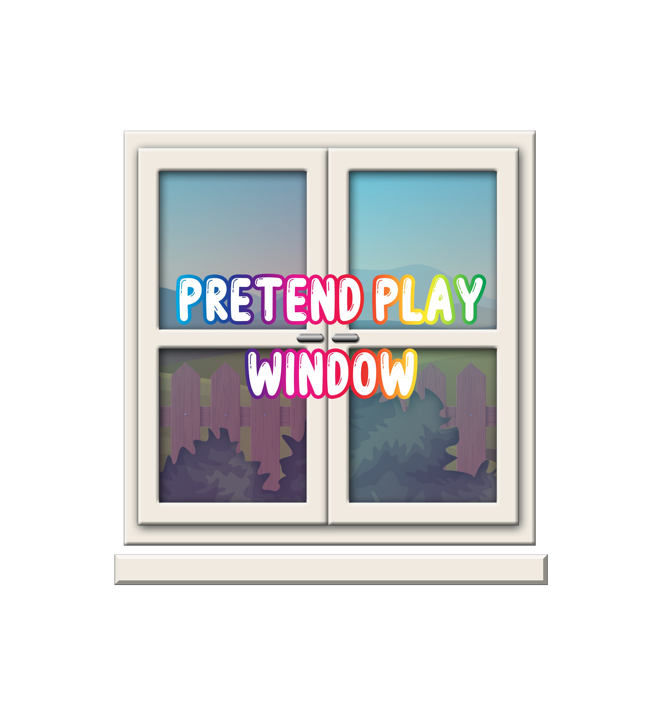 Printable Window Role Pretend Dramatic Play Printable DIY - Etsy
