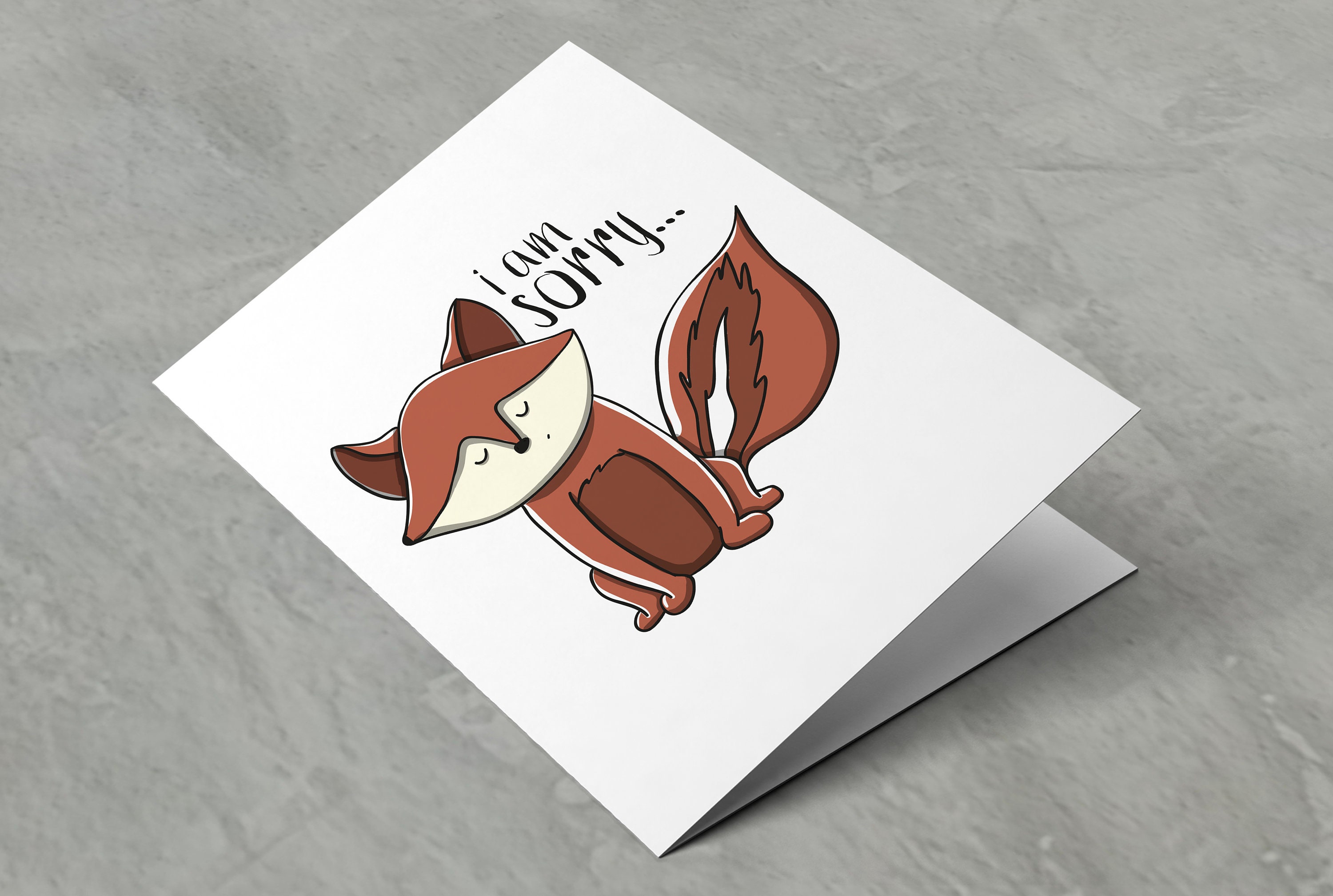 I'm Sorry Card Apology Card Cute Sorry Card Cute | Etsy