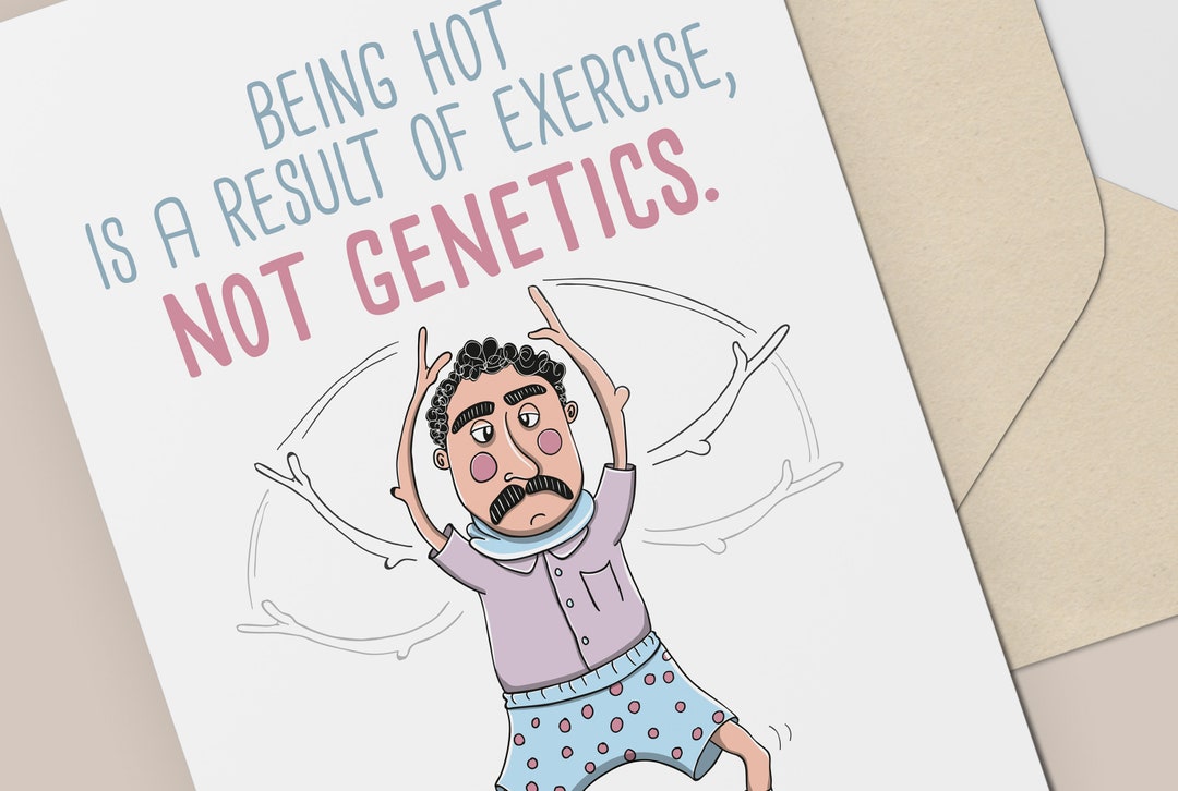 Funny Card for Fitness Lover, Rude Gym Card, Fitness Lover Birthday ...