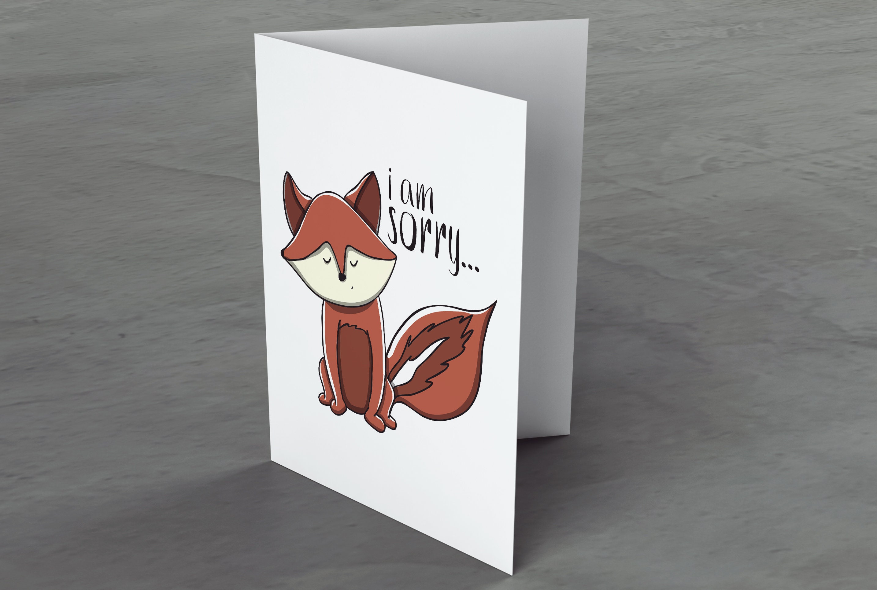 I'm Sorry Card Apology Card Cute Sorry Card Cute | Etsy