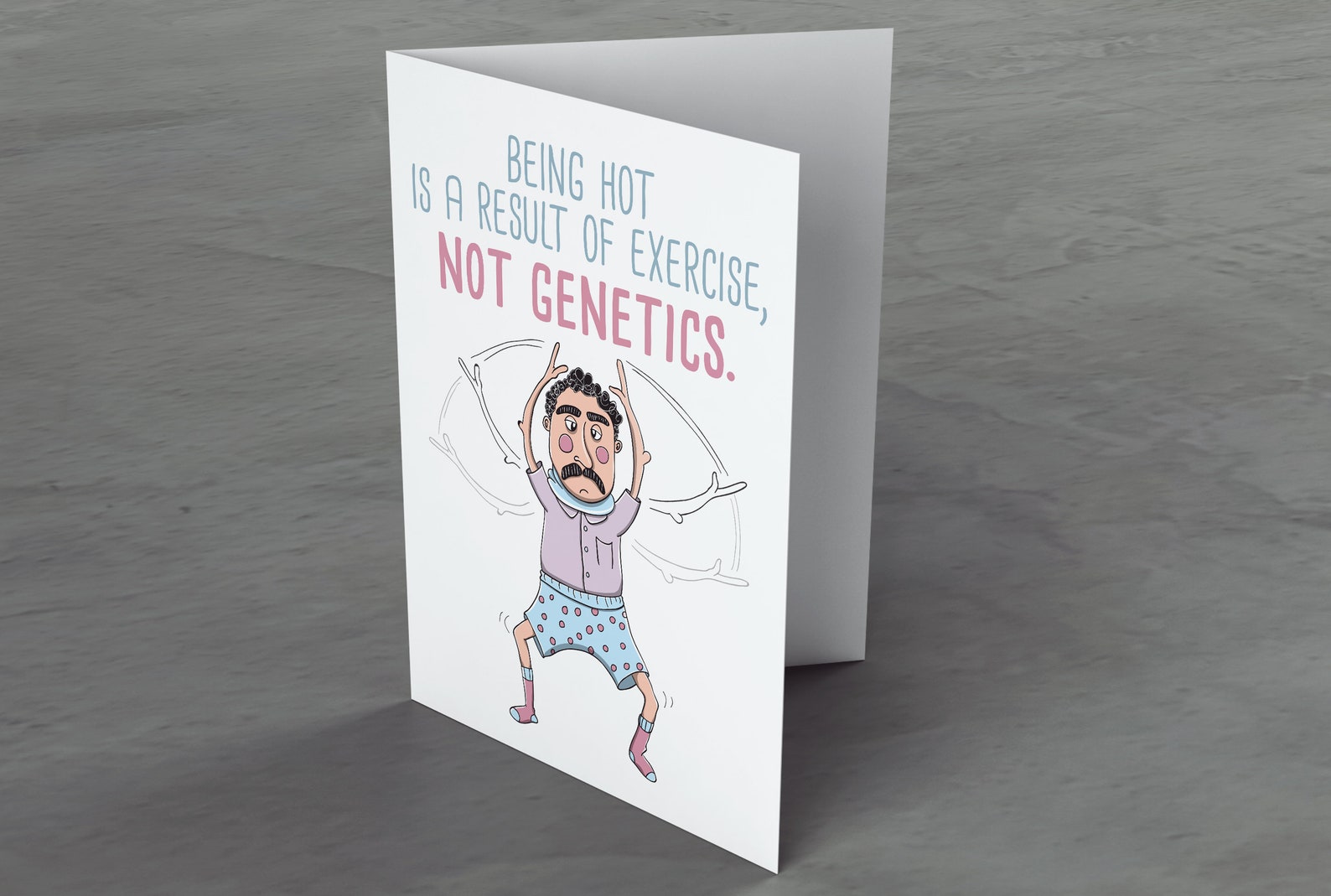 Funny Card for Fitness Lover, Rude Gym Card, Fitness Lover Birthday ...
