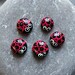 Mini Ladybug Gems X 5 - Hand Painted - Painted Stones - Ladybird ...