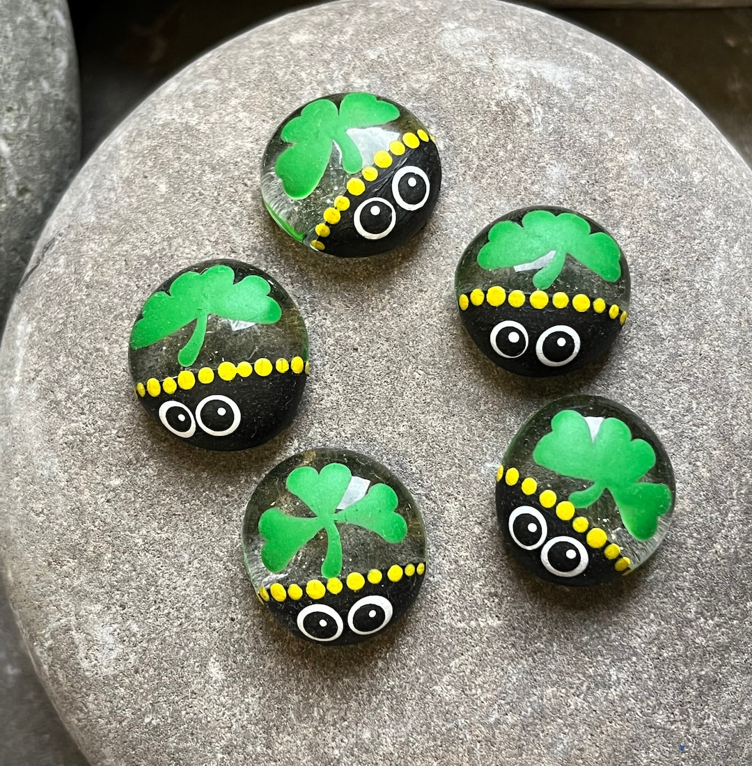 Mini Ladybug Gems X 5 - Hand Painted - Painted Stones - Ladybird ...