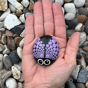 Hand Painted Ladybug Stone - Painted Stones - Ladybird - Pocket Pebble ...