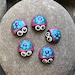 Mini Ladybug Gems X 5 Hand Painted Painted Stones - Etsy