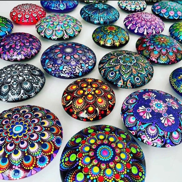 Hand Painted Stones - Etsy
