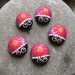 Mini Ladybug Gems X 5 Hand Painted Painted Stones Ladybird Indoor Use ...