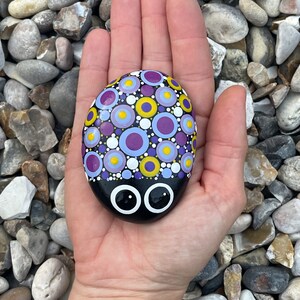 Hand Painted Ladybug Stone - Painted Stones - Ladybird - Pocket Pebble ...