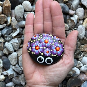 Hand Painted Ladybug Stone - Painted Stones - Ladybird - Pocket Pebble ...