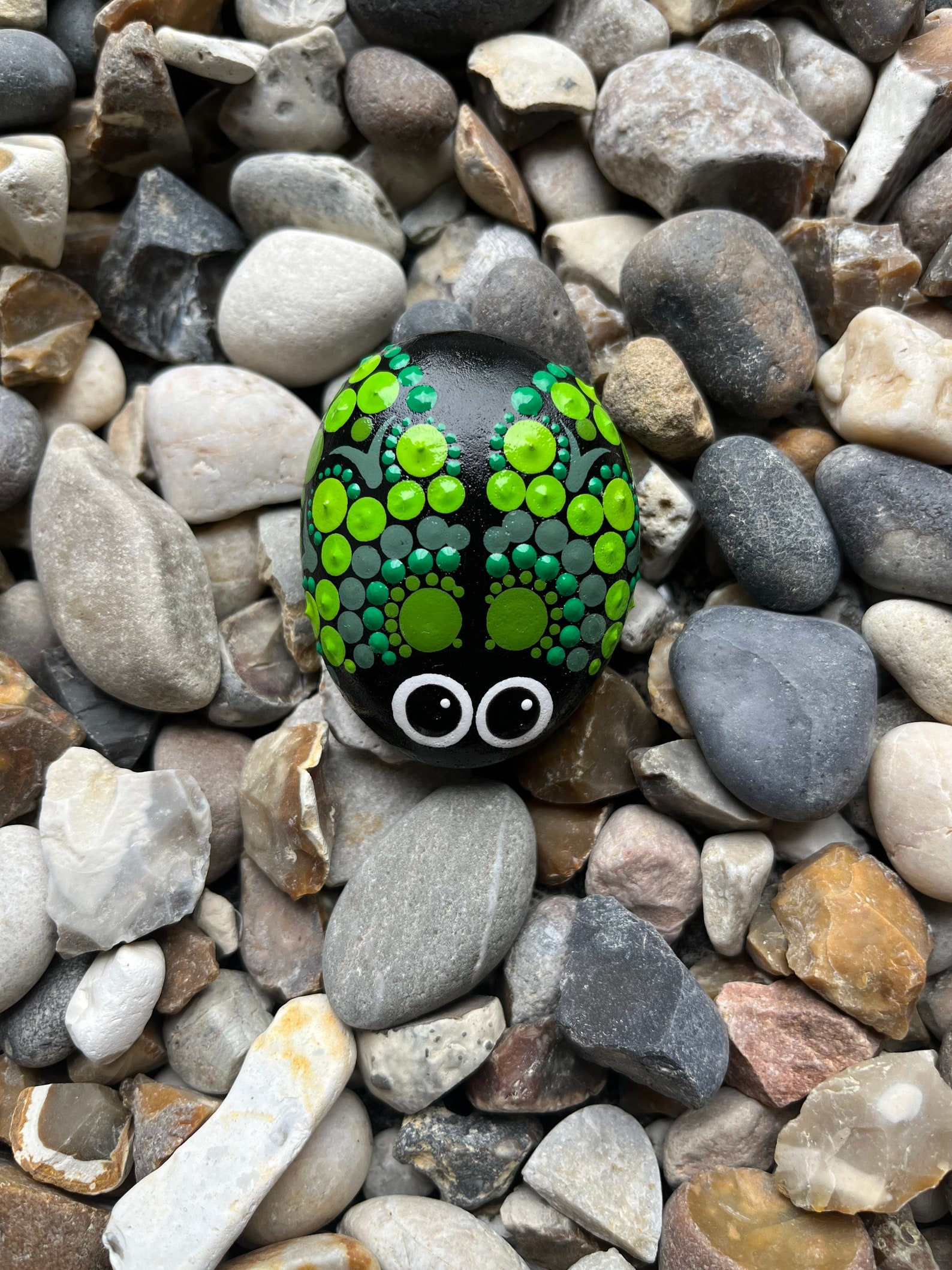 Hand Painted Mandala Ladybug Stone Painted Stones Ladybird - Etsy