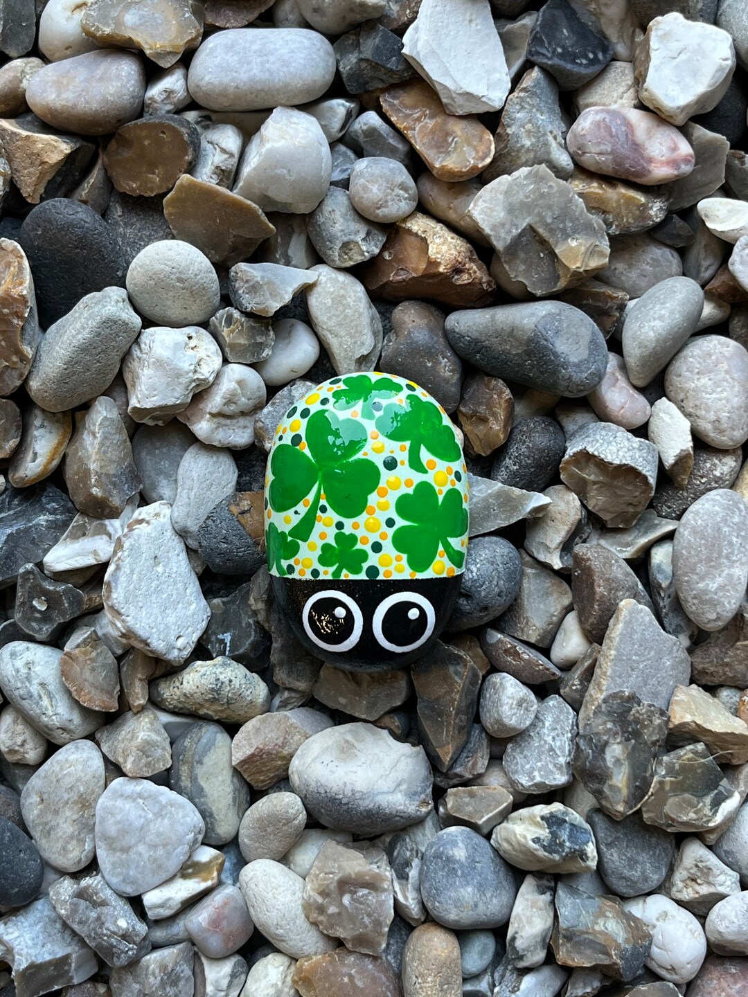 Hand Painted Ladybug Stone - Painted Stones - Ladybird - Pocket Pebble ...