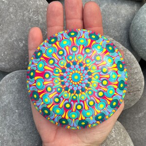 Hand Painted Mandala Stone Meditation Stone Hand Made - Etsy