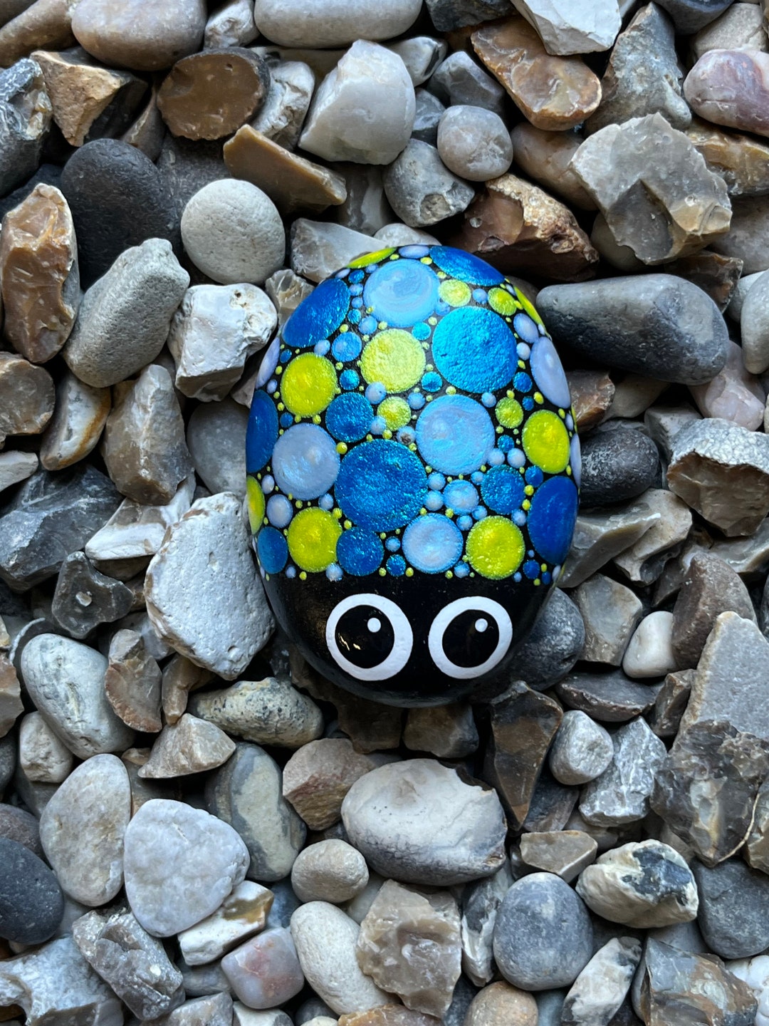 Hand Painted Ladybug Stone - Painted Stones - Ladybird - Pocket Pebble ...