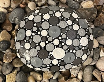Hand Painted Polka Dot Stone Unique Painted Stones | Etsy