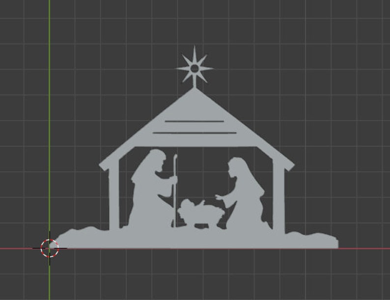 STL File of Nativity Christmas Ornament Decoration - Etsy