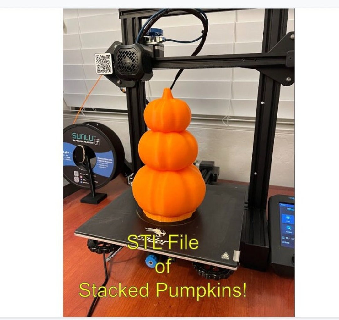STL File of Stacked Pumpkins - Etsy