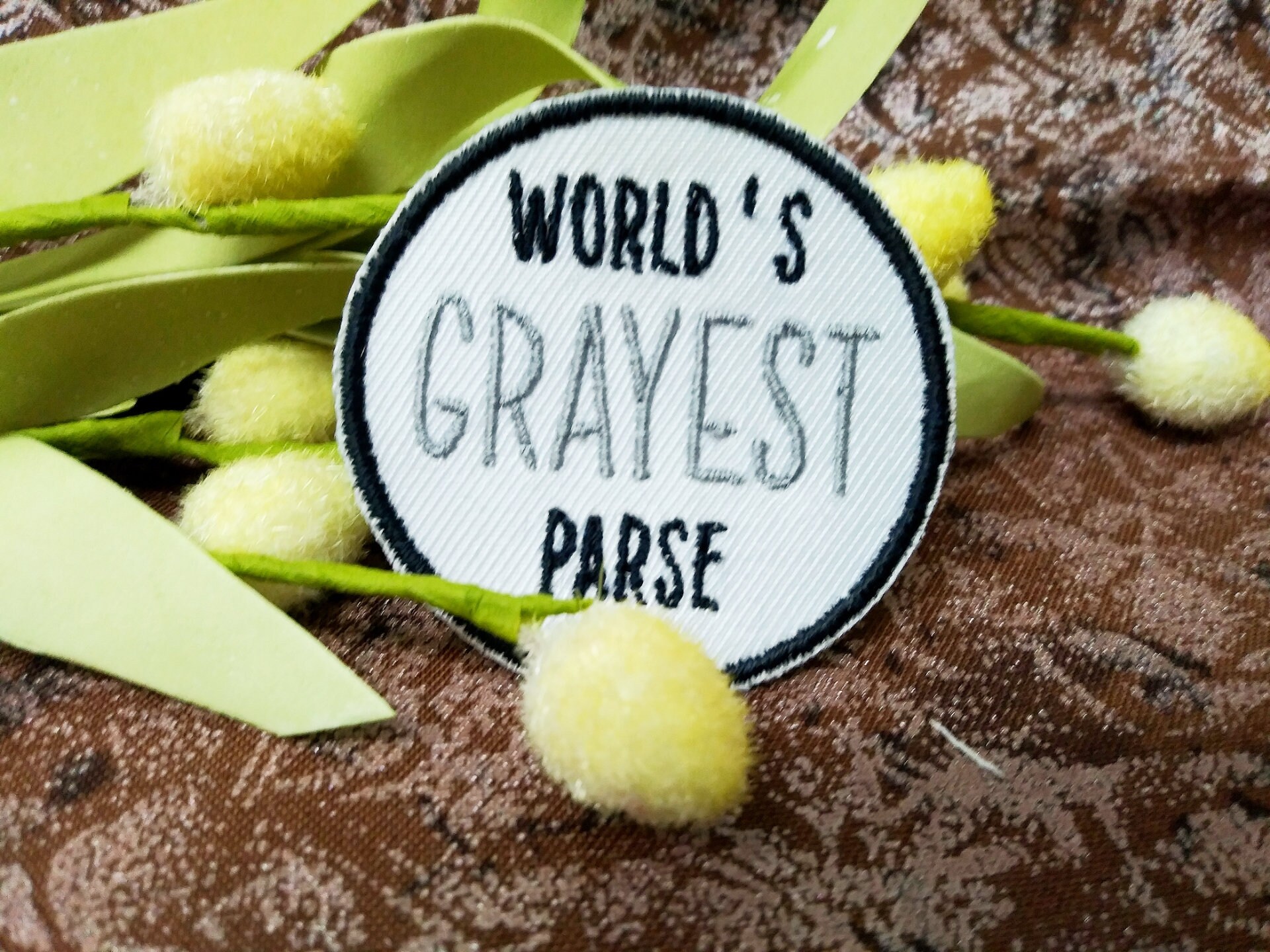WORLD'S GRAYEST PARSE | Etsy