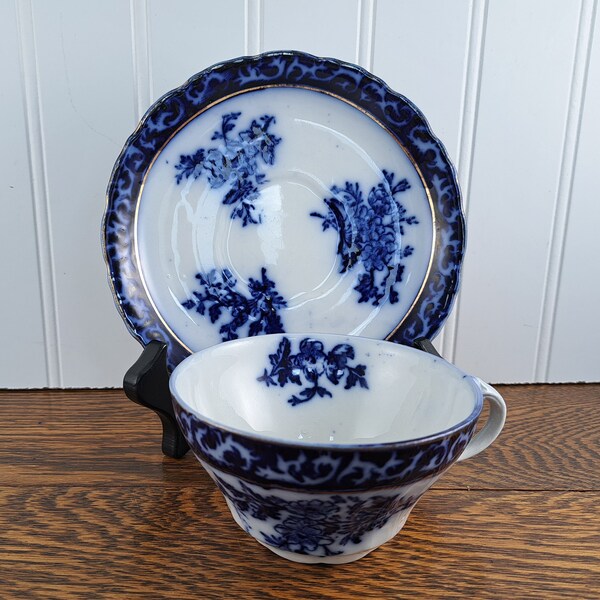 Flow Blue Tea Cup - Etsy