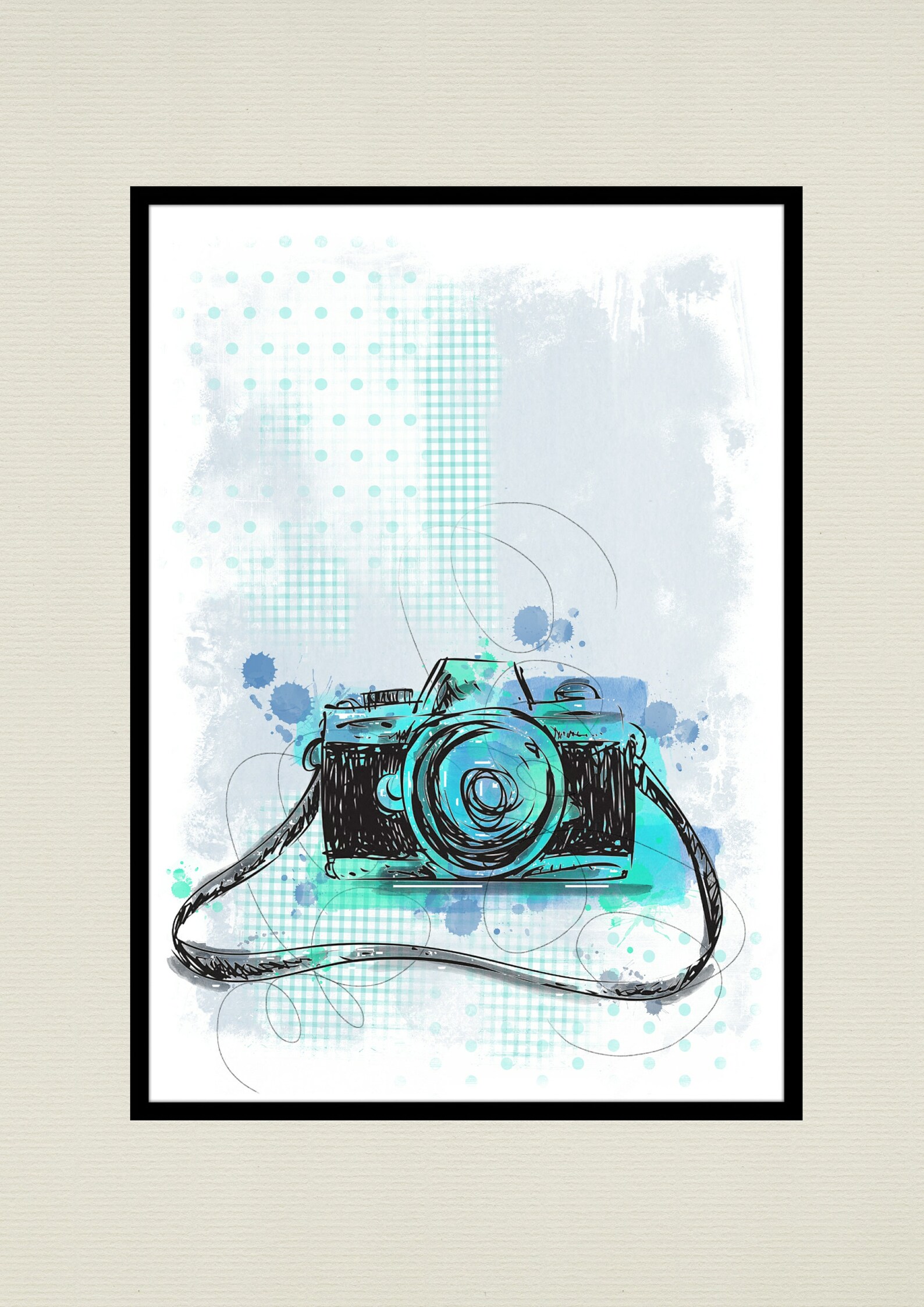 Camera Wall Art Print Digital Download Print Dorm Print | Etsy