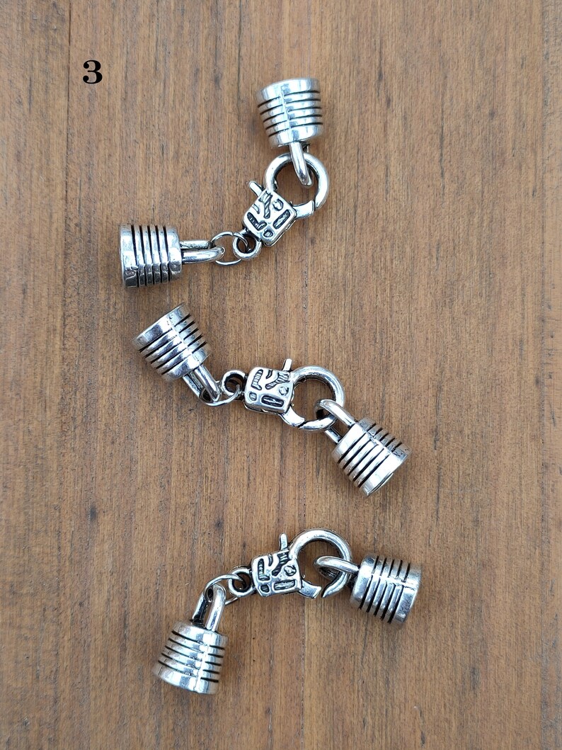 1 Fermoir complet embout avec fermoir mousquetons et fermoirs toggle ...