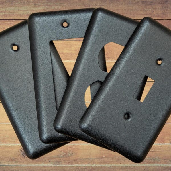 Black Outlet Cover - Etsy