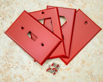 Western Rust Powder Coated Toggle, Rocker, Duplex, and Blank Round ...
