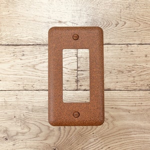 Western Rust Powder Coated Toggle, Rocker, Duplex, and Blank Round ...