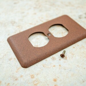 Western Rust Powder Coated Toggle, Rocker, Duplex, and Blank Round ...