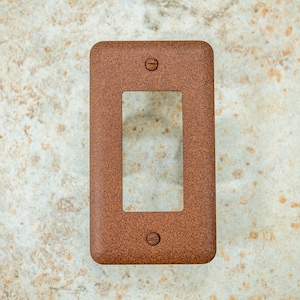 Western Rust Powder Coated Toggle, Rocker, Duplex, and Blank Round ...