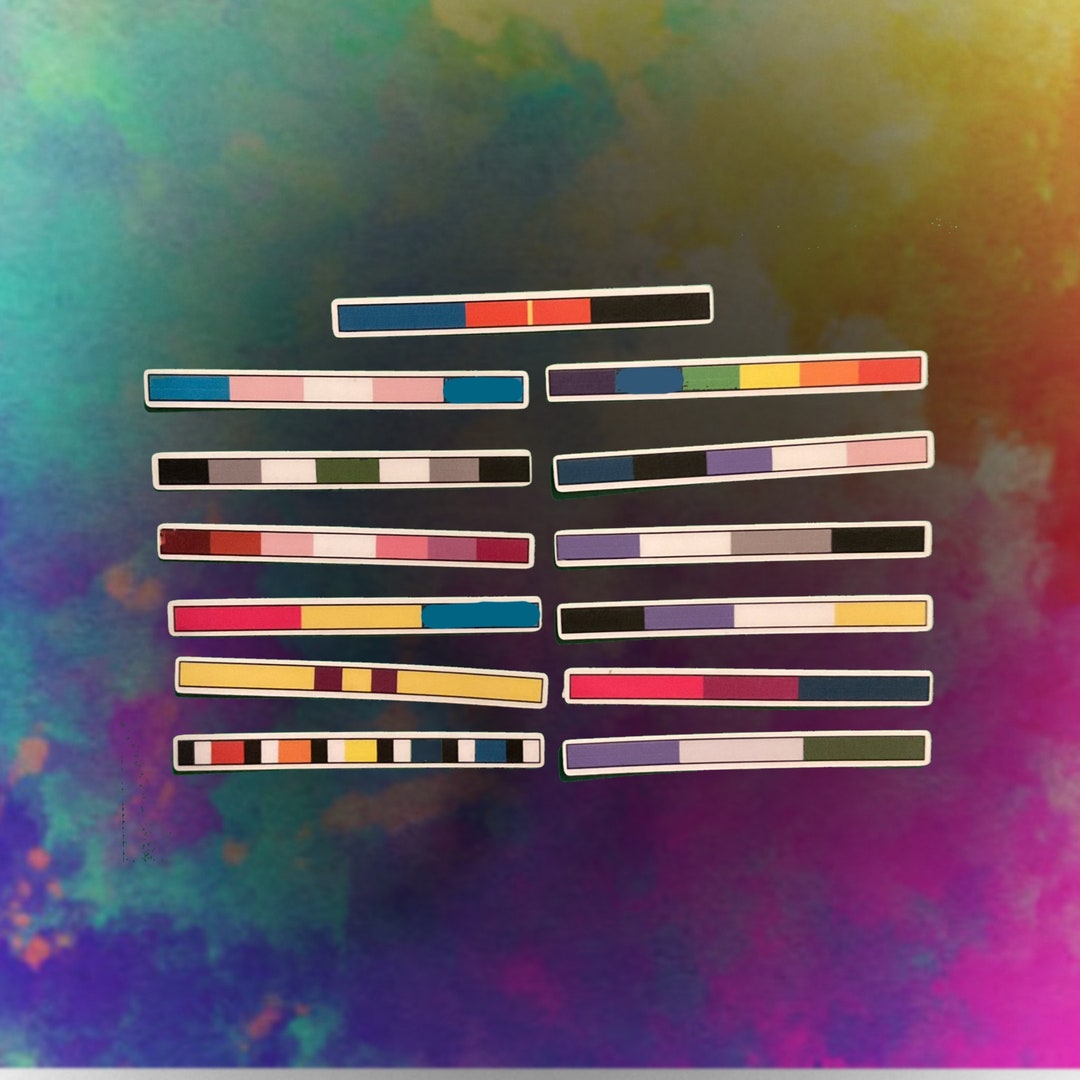 PRIDE Bar- Lgbtq+weatherproof Sticker-skelestrial Creations - Etsy