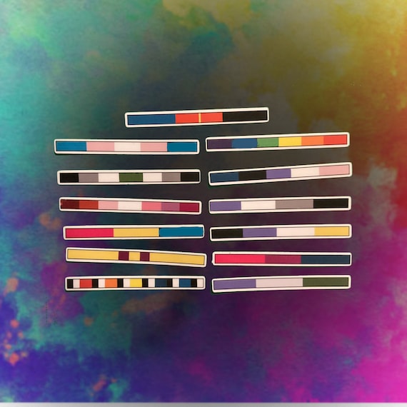 PRIDE Bar Lgbtqweatherproof Sticker-skelestrial Creations | Etsy