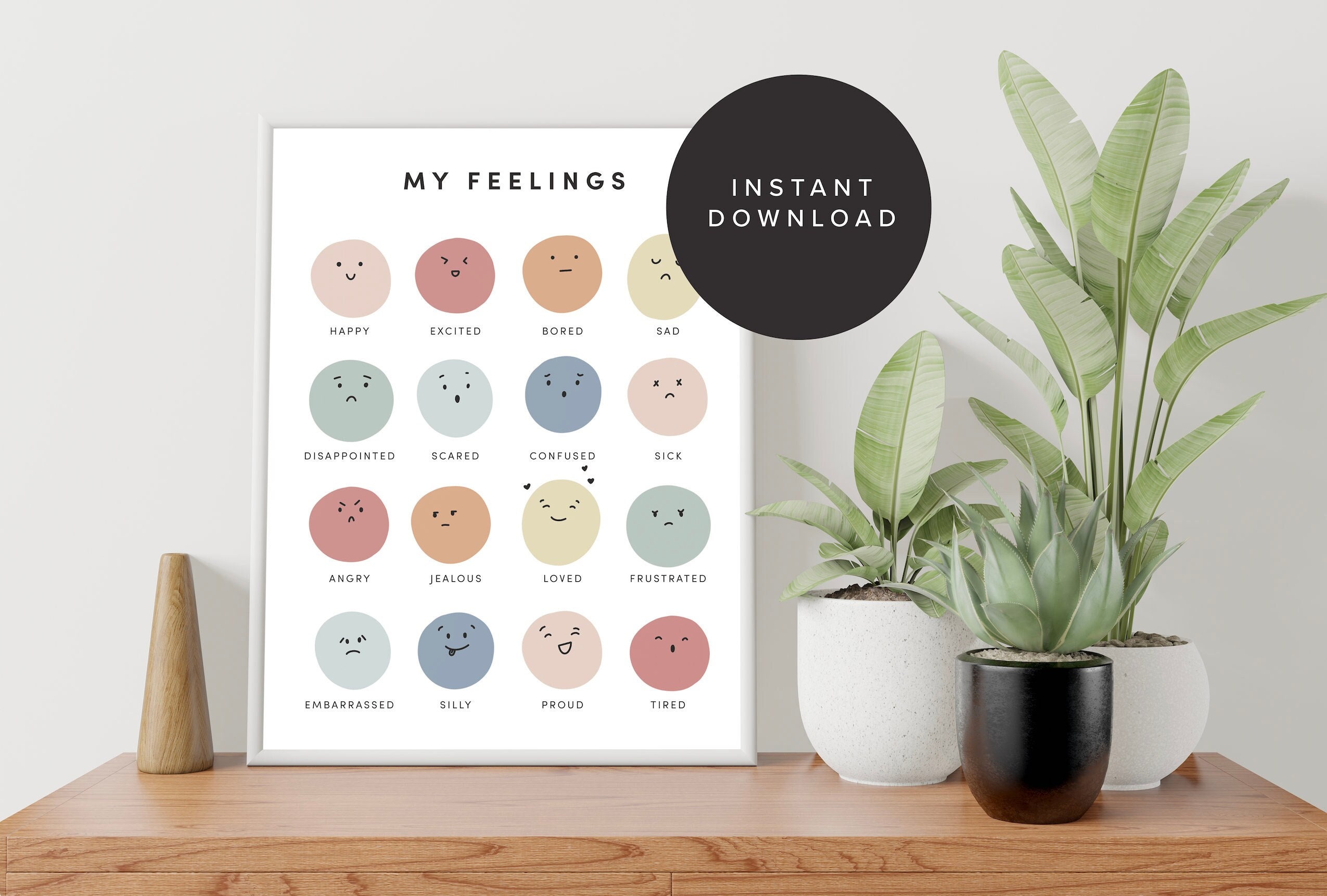 Emotions Poster Package Feelings Poster My Feelings - Etsy