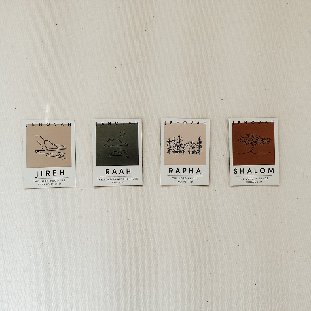 Names of God | Set of 4 | Magnets | Car Magnets - Etsy