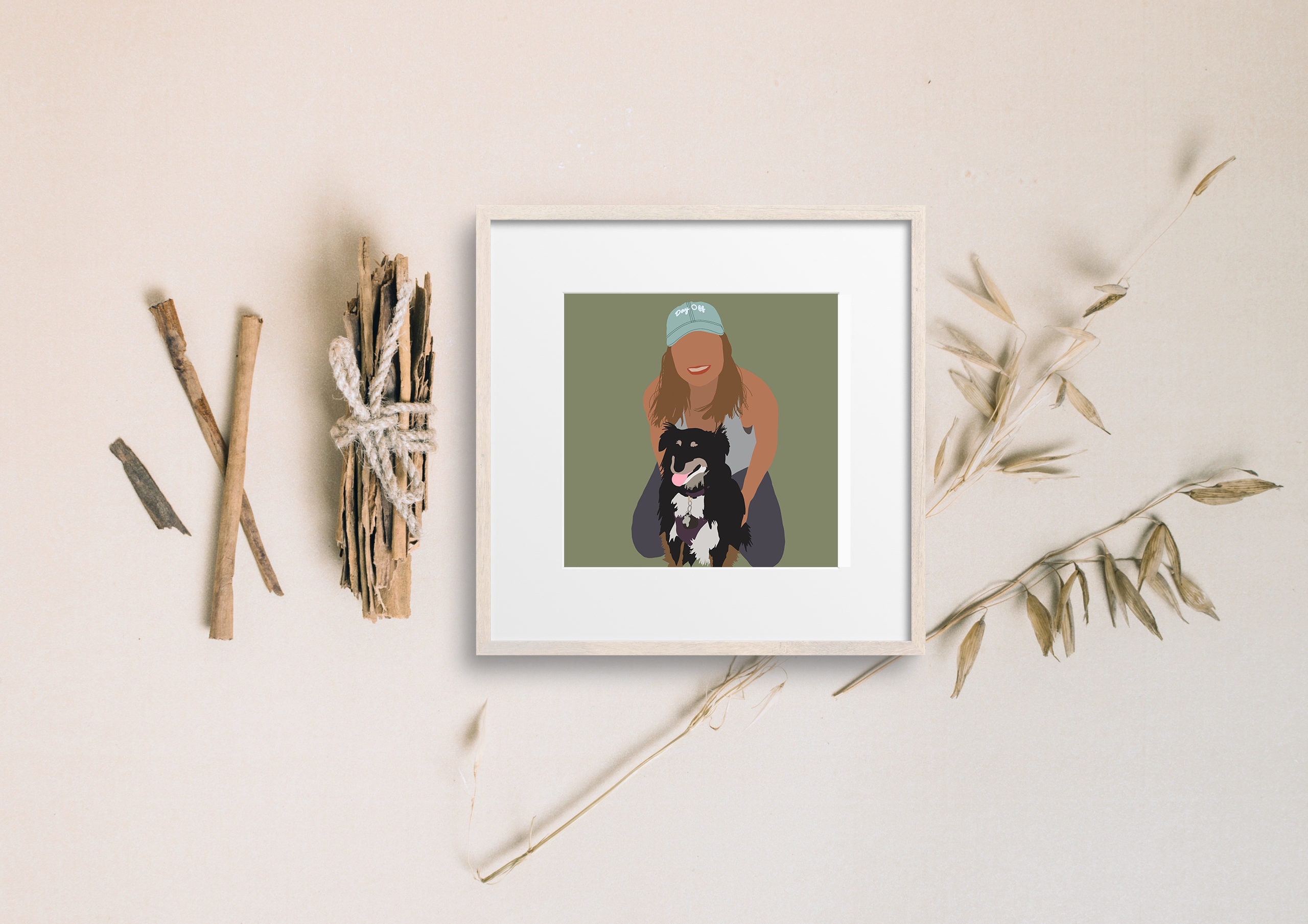 Custom Minimalist Illustration | Digital Portrait | Custom Portrait by ...