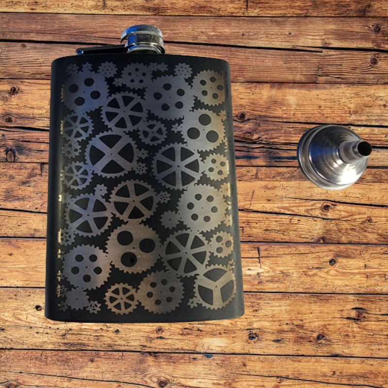 Steampunk Hip Flask - Etsy