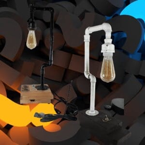 Steampunk Question Mark Lamp Handcrafted 18 - Etsy