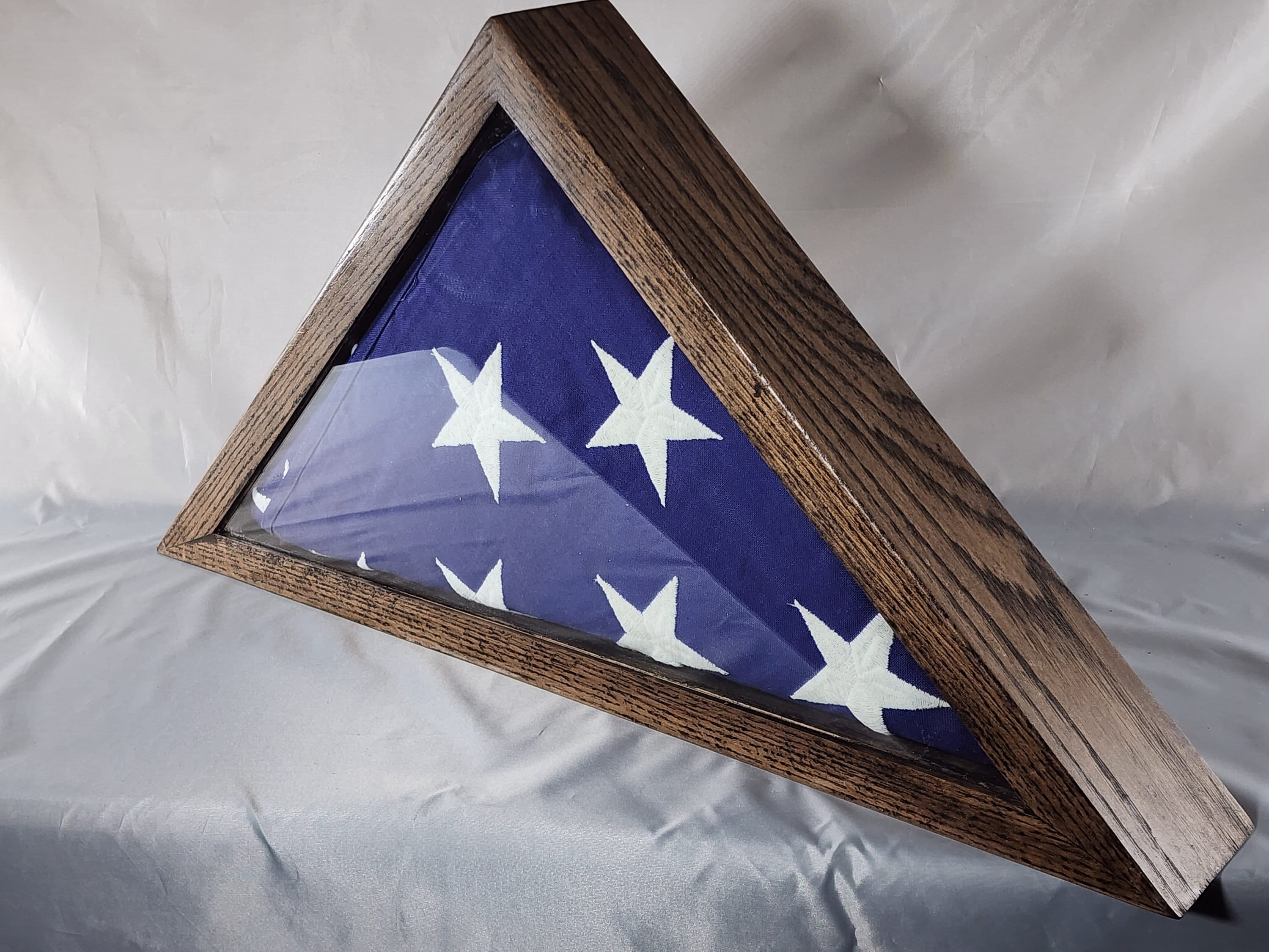 Memorial Flag Display | Military Veteran Flag Holder | Tribute Keepsake ...