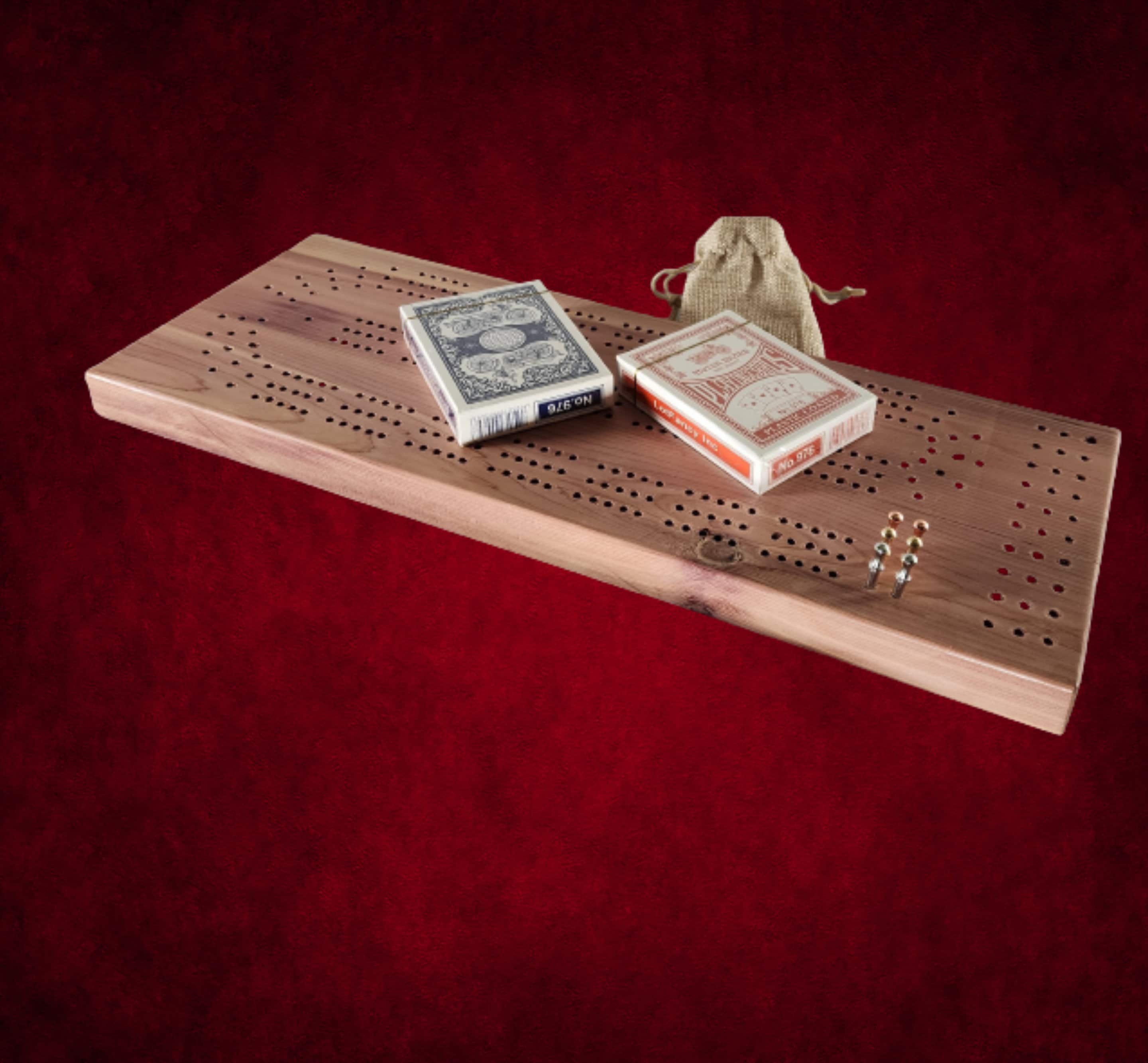 Cribbage Board Handcrafted Hardood Design Classic Gaming - Etsy