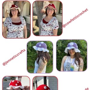 BUNDLE the Frogs of the Bogs Hat AND You Make Me Mush Hat Crochet ...