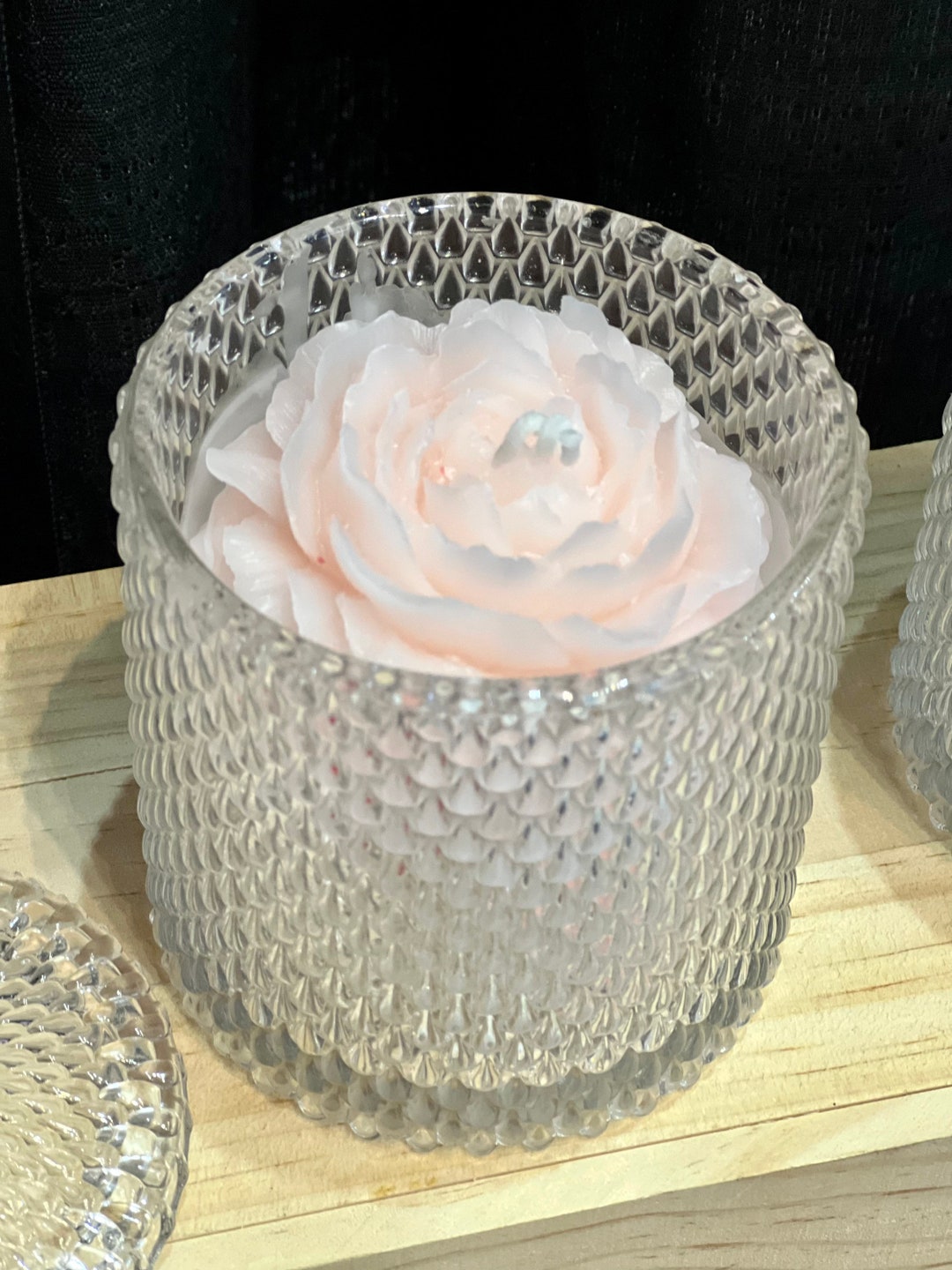 Cut Chrystal Blossom Handmade Soy Candle - 100% Soy Wax - Etsy