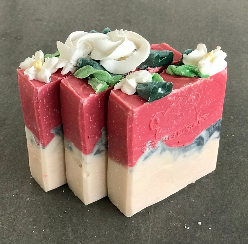 Blackberry and Magnolia Moisturizing Soap - Cold Processed - Cruelty ...