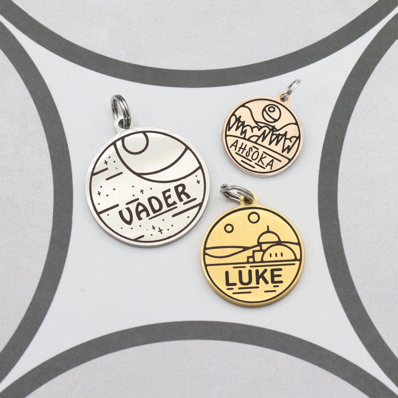 Farm Theme Silicone Dog Tag - Etsy