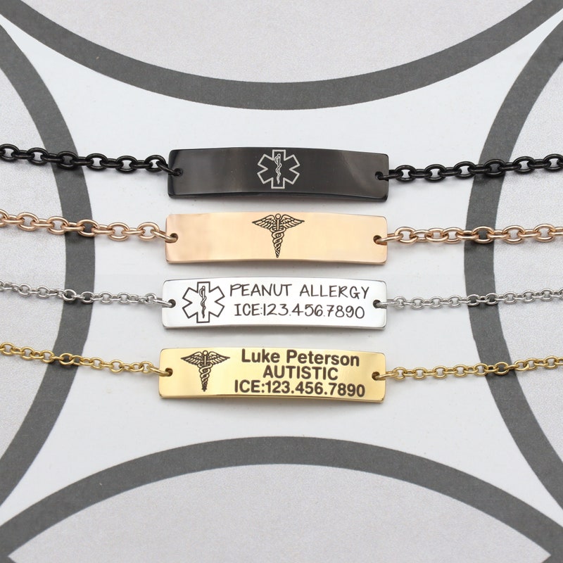 Allergy Bracelet - Etsy