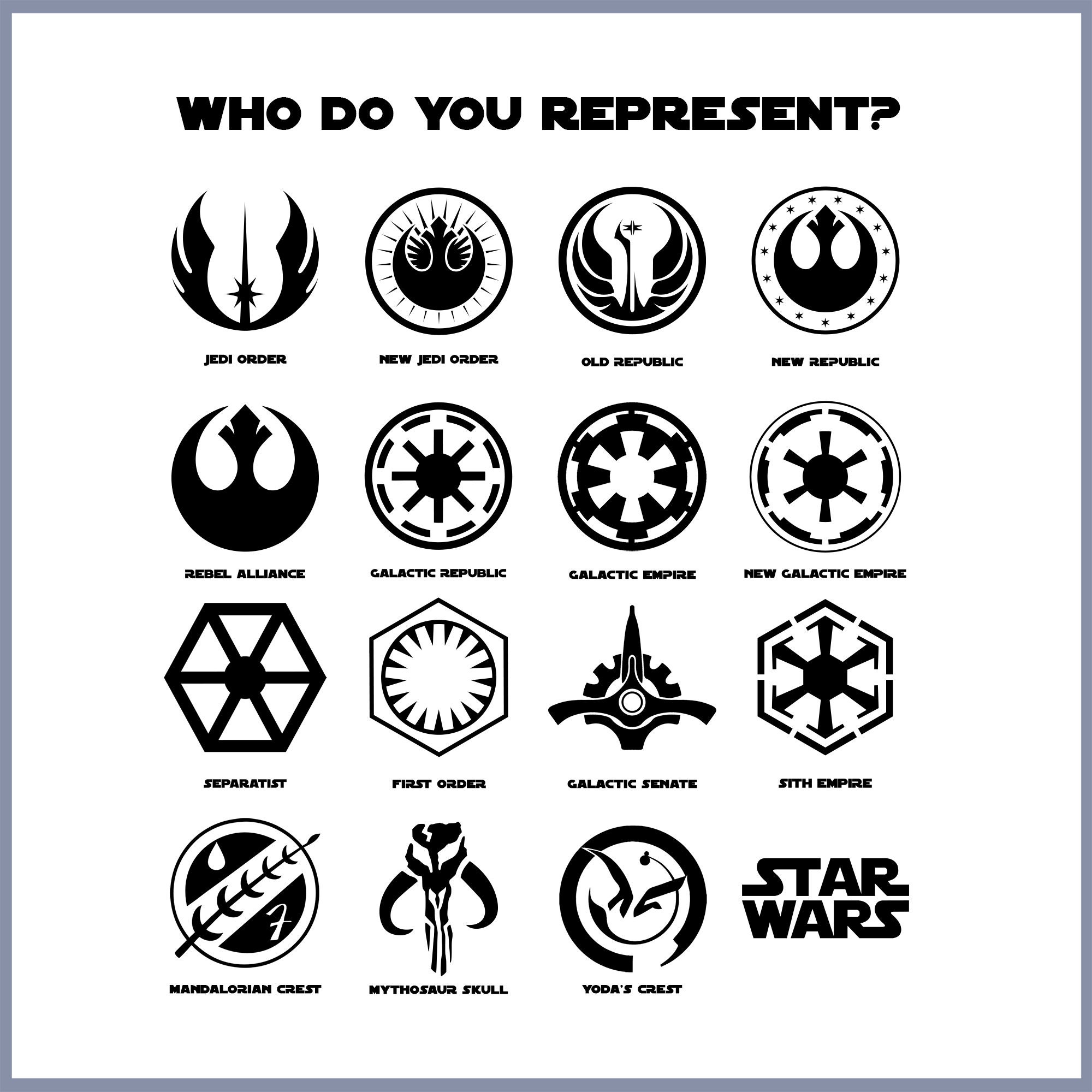Star Wars Rebel Symbols